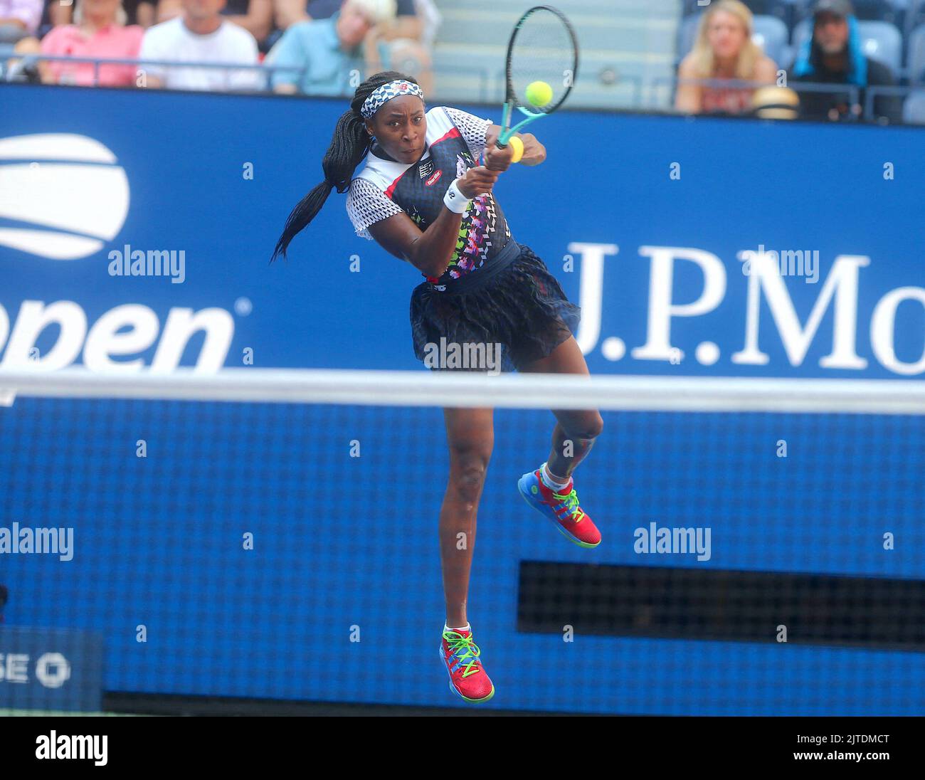 New York City, NY, USA, August 29, 2022, Coco Gauff (USA) plays her ...