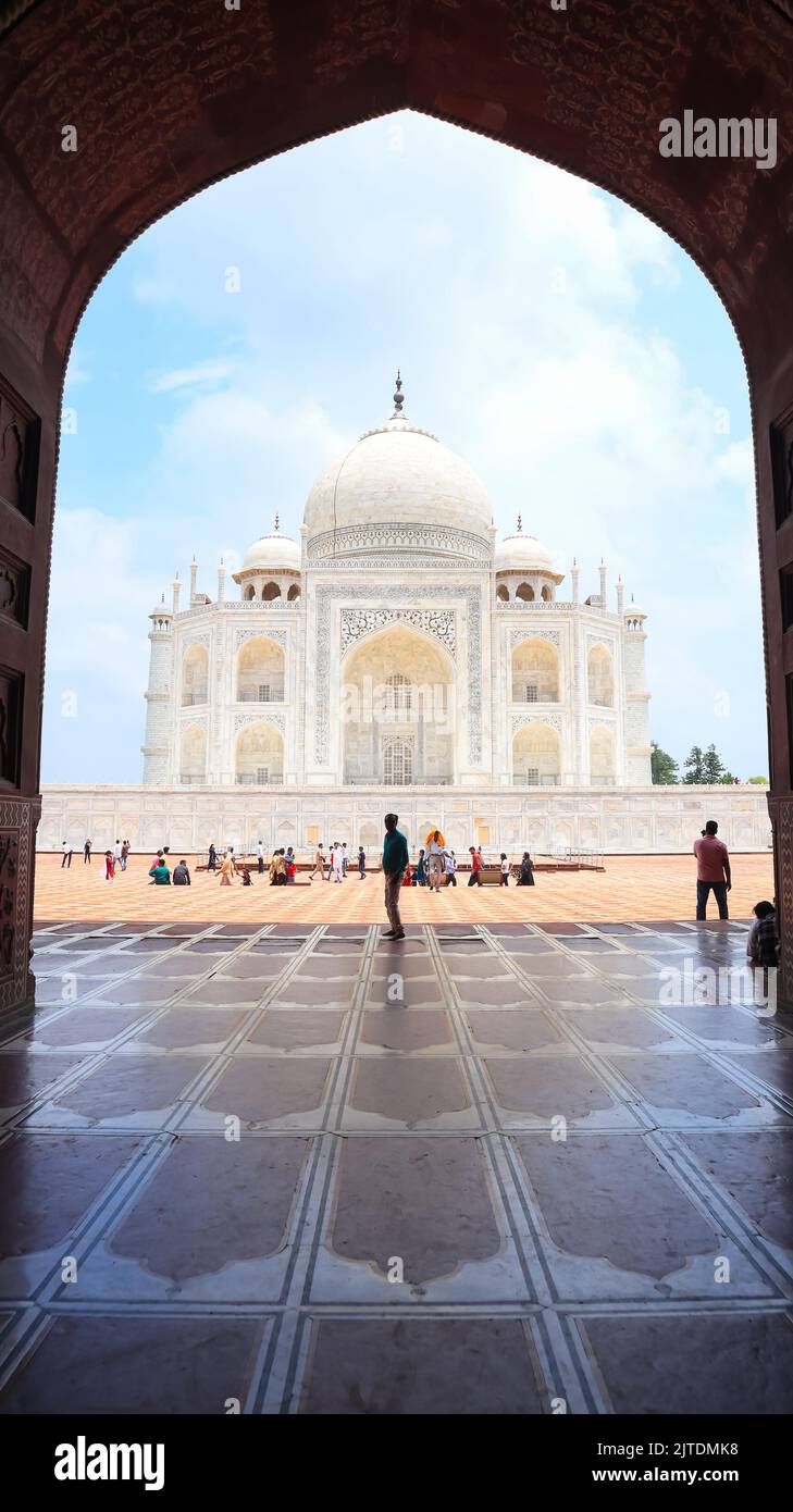 The Taj Mahal View From Royal Guest House, Taj Mahal, Agra, Uttar ...