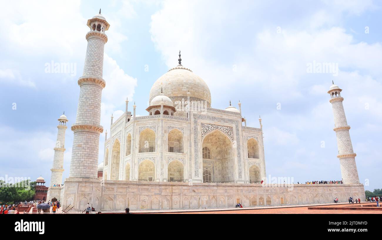 The Mesmerizing View of Taj Mahal, Side View of Taj, Agra, Uttar ...
