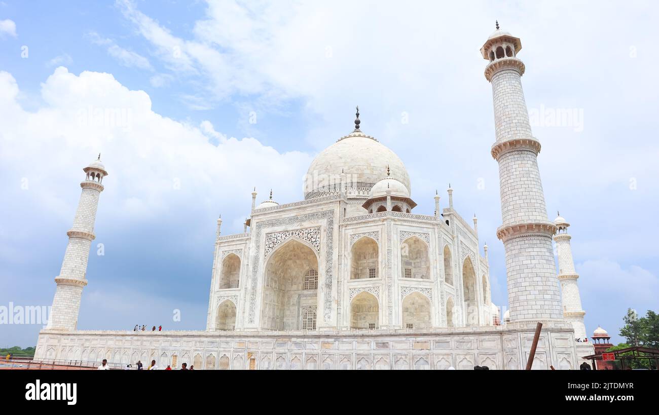 The Mesmerizing View of Taj Mahal, Side View of Taj, Agra, Uttar ...
