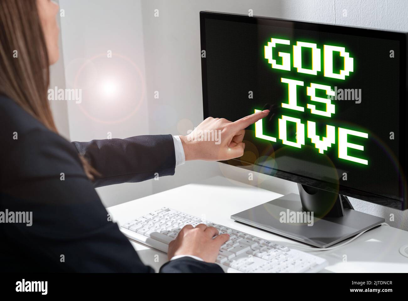 Jesus looking heaven in prayer hi-res stock photography and images - Alamy