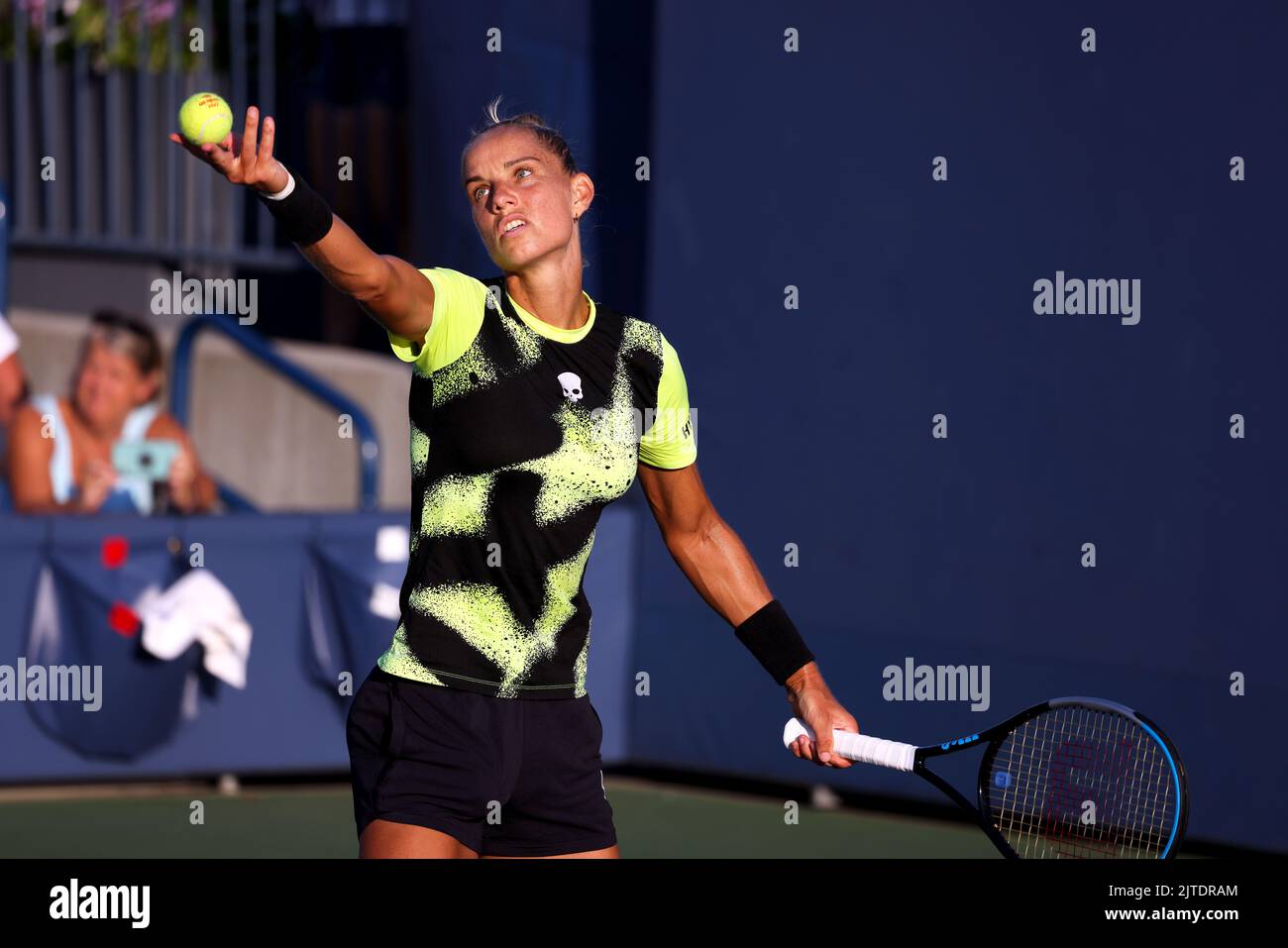NEW YORK, NY - AUGUST 29: Arantxa Rus of the Netherlands during her ...