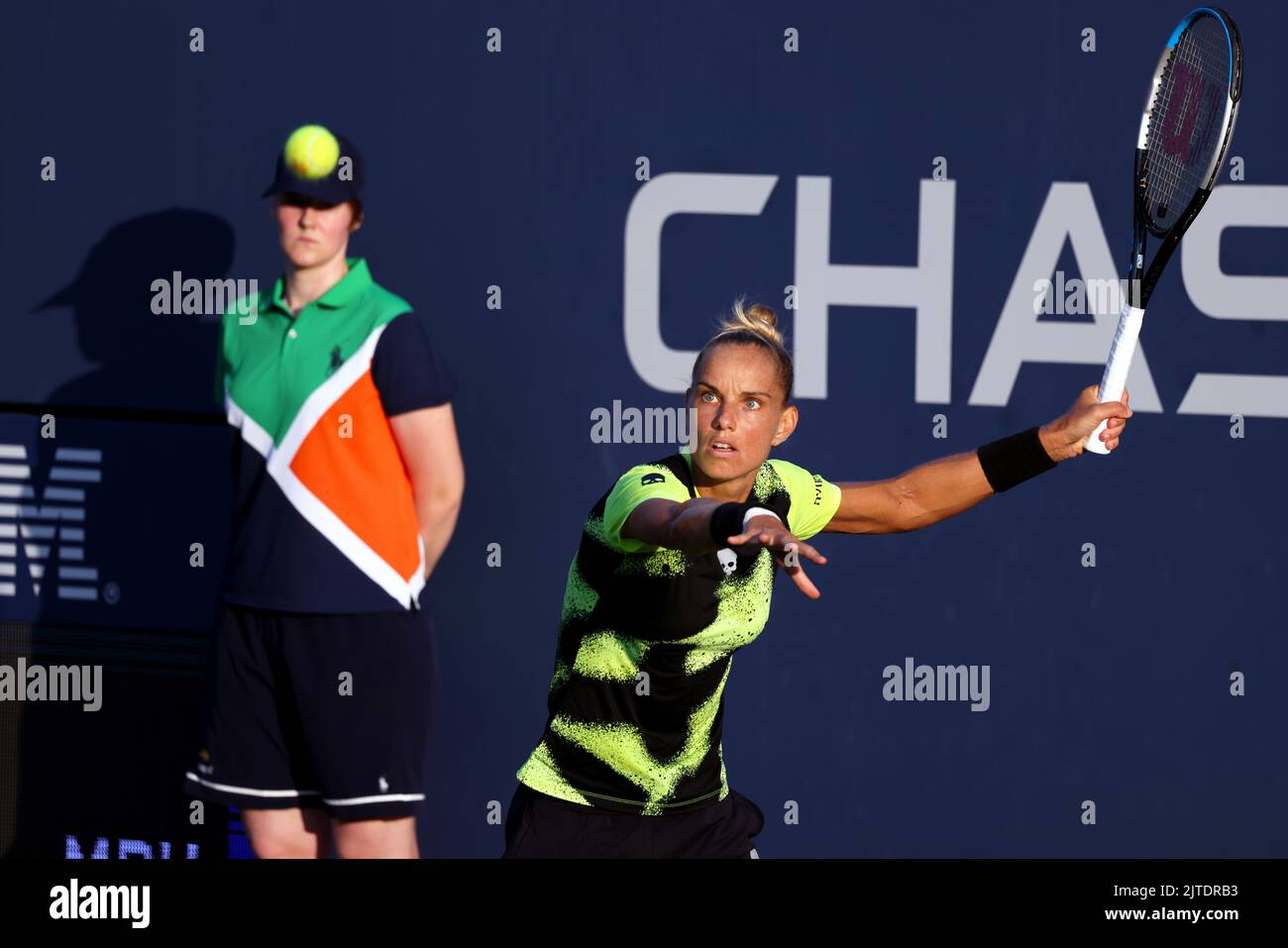 NEW YORK, NY - AUGUST 29: Arantxa Rus of the Netherlands during her ...