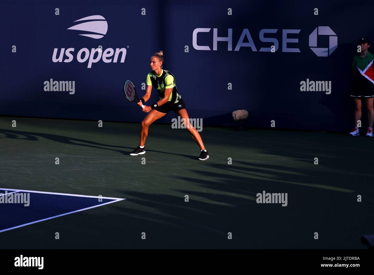 NEW YORK, NY - AUGUST 29: Arantxa Rus of the Netherlands during her ...