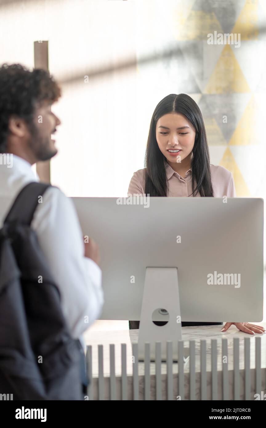 Asking something hi-res stock photography and images - Alamy