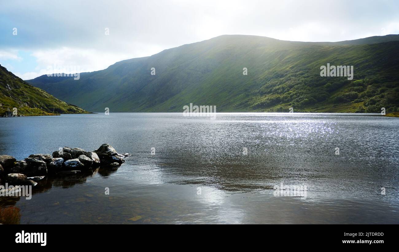 Glenbeg Lake, Ardgroom, County Cork, Ireland - John Gollop Stock Photo ...
