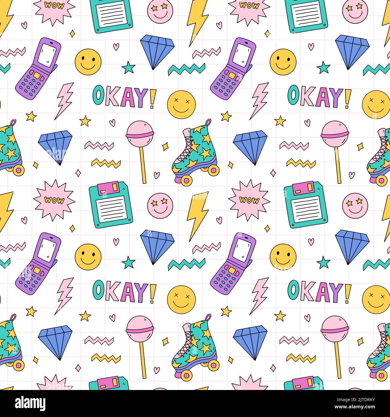 1990s 1980s nostalgia Stock Vector Images - Alamy