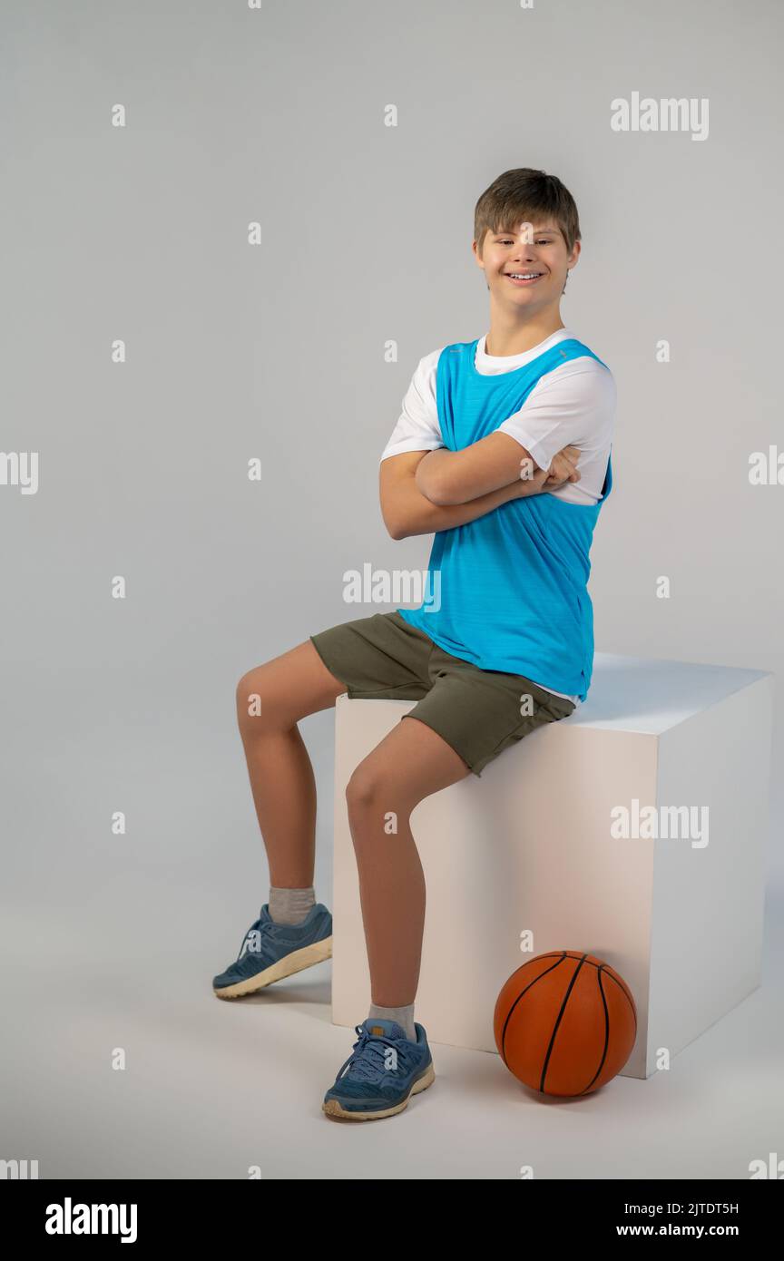 Contented boy hi-res stock photography and images - Alamy