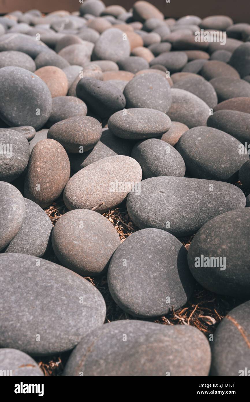 Vertical shot rocks pebbles hi-res stock photography and images - Alamy