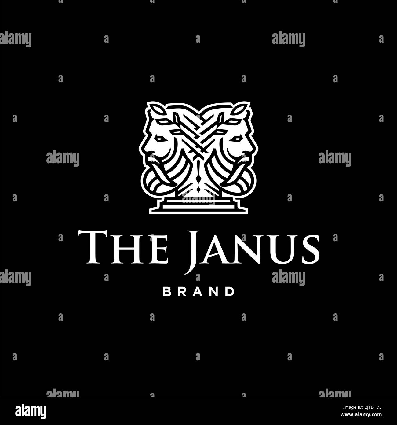 Greek god janus face hi-res stock photography and images - Alamy