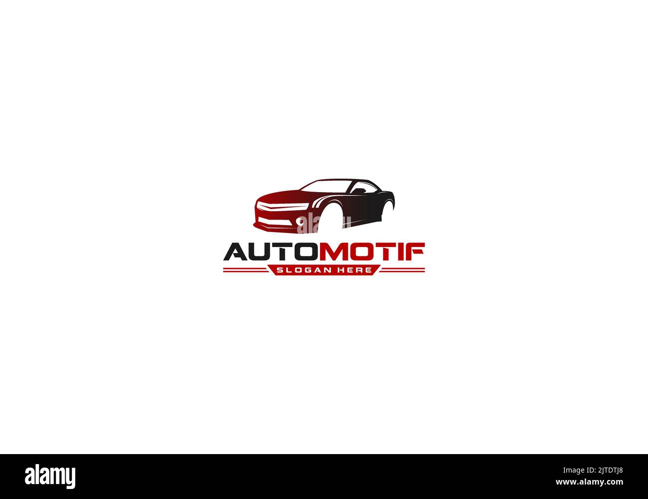 An automotif logo with a slogan on a white background Stock Vector ...