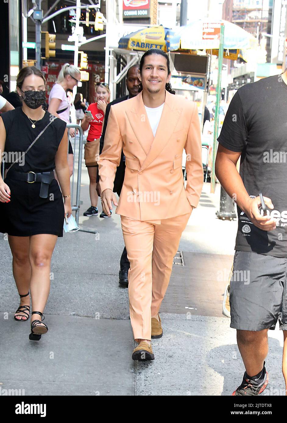 Danny Ramirez on the set of Good Morning America to talk about `Look ...