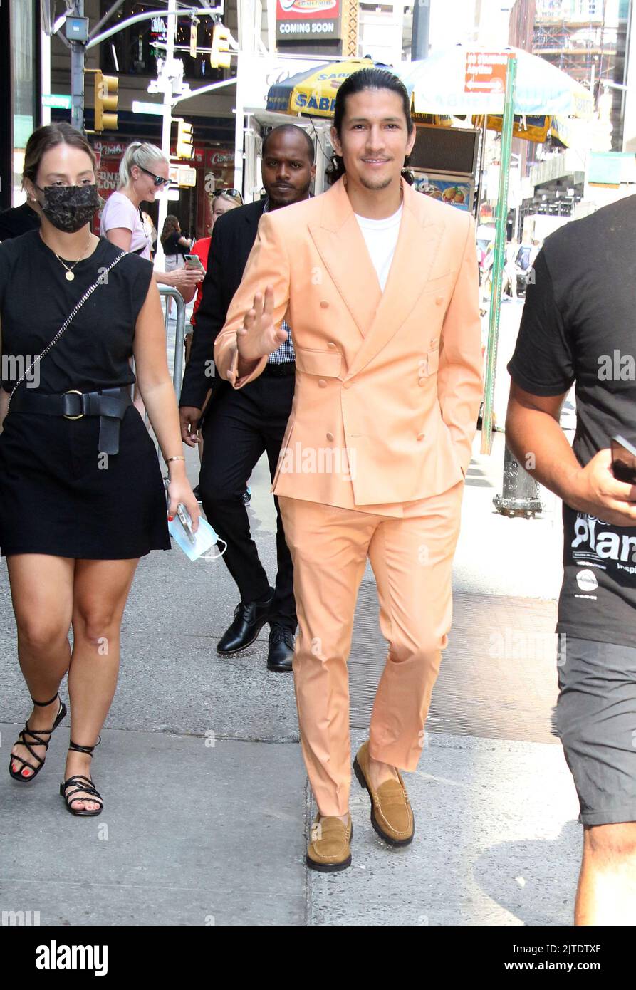 Danny Ramirez on the set of Good Morning America to talk about `Look ...