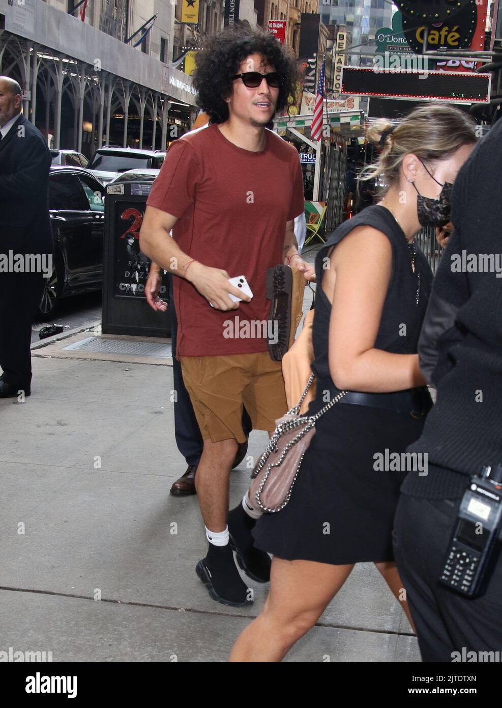 Danny Ramirez on the set of Good Morning America to talk about `Look ...