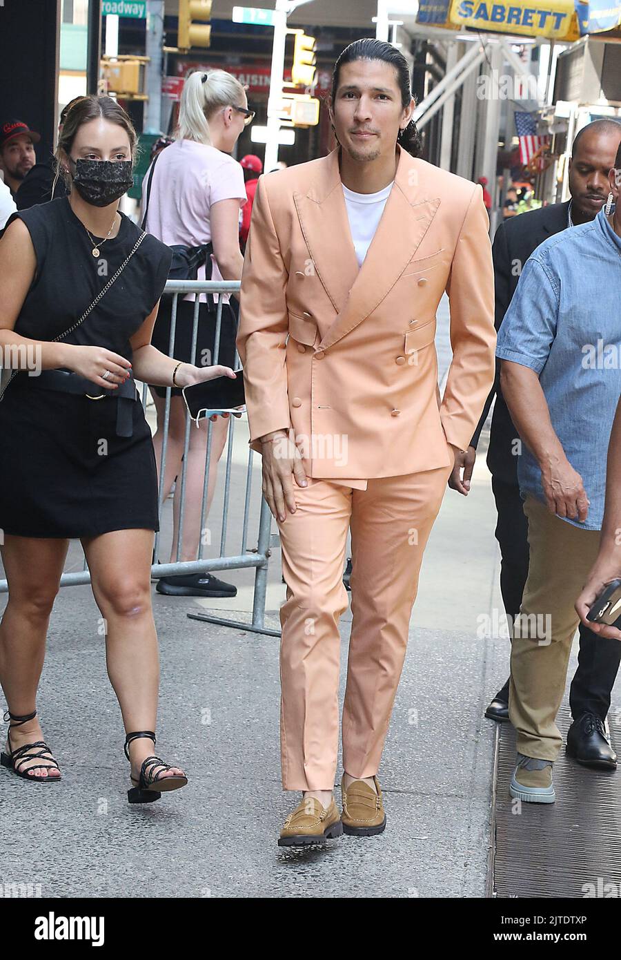 Danny Ramirez on the set of Good Morning America to talk about `Look ...
