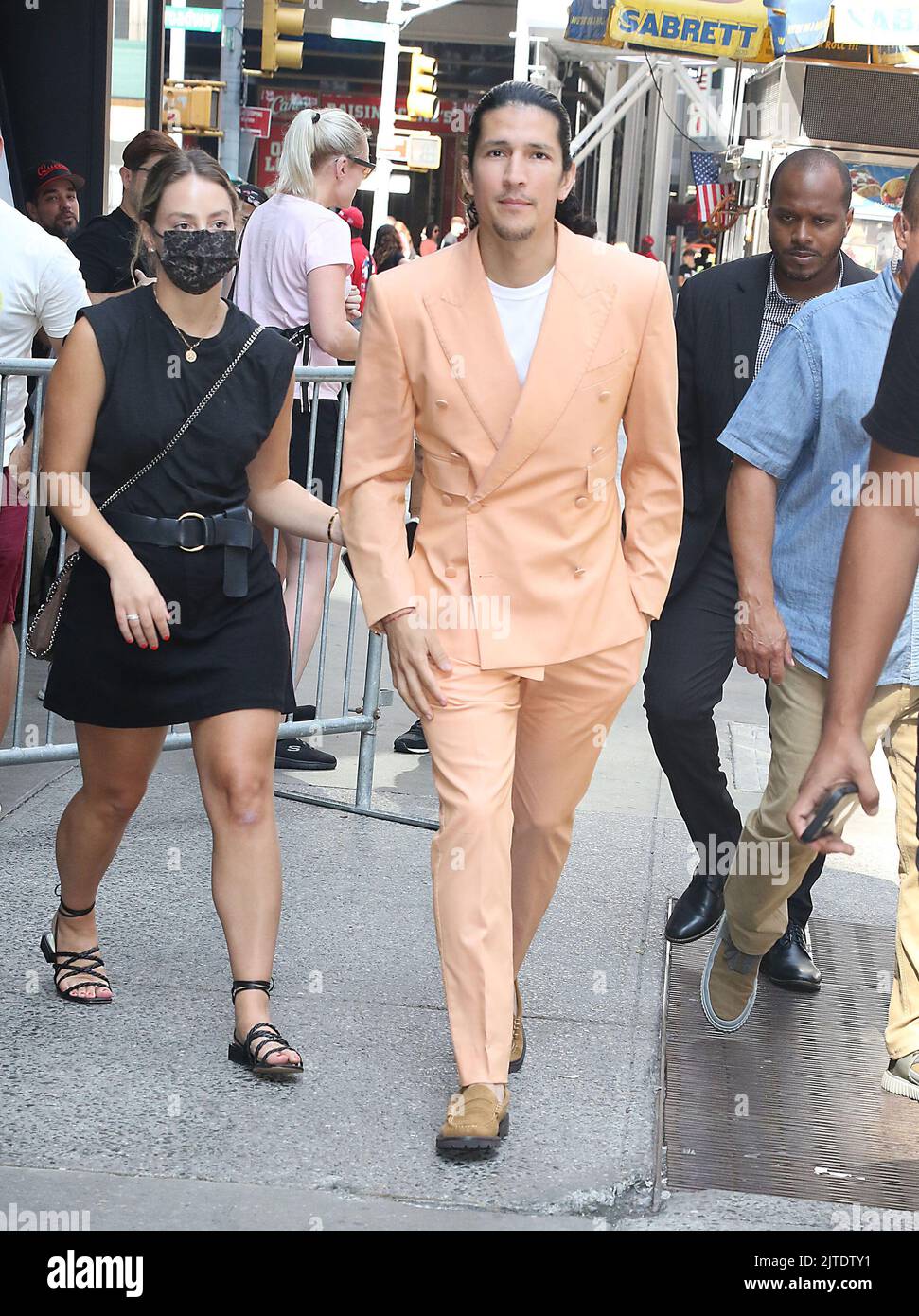 Danny Ramirez on the set of Good Morning America to talk about `Look ...