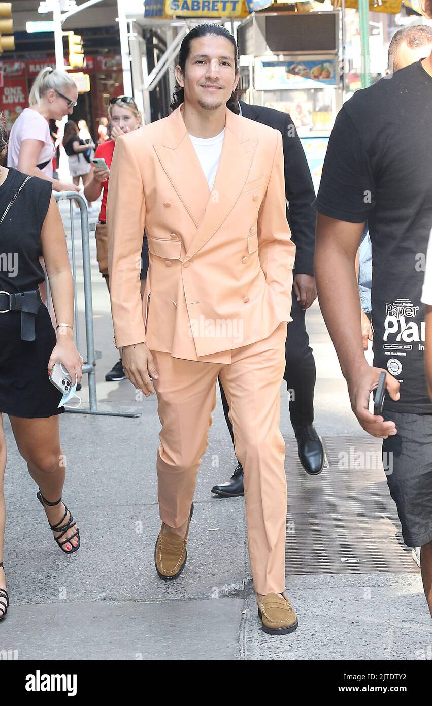 Danny Ramirez on the set of Good Morning America to talk about `Look ...