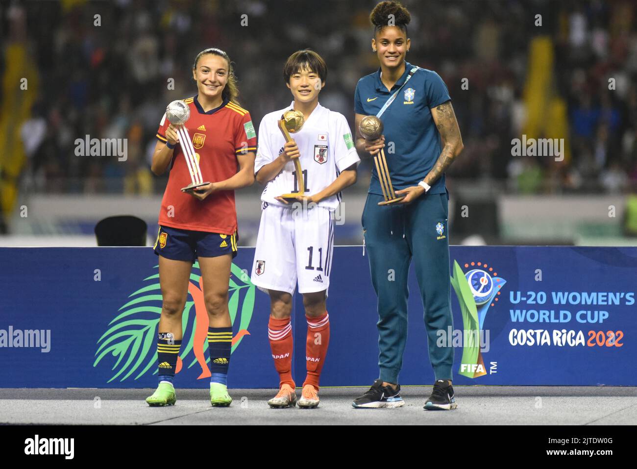 SAN JOSE, Costa Rica: Silver Ball Award winner Inma Gabarro, Golden ...