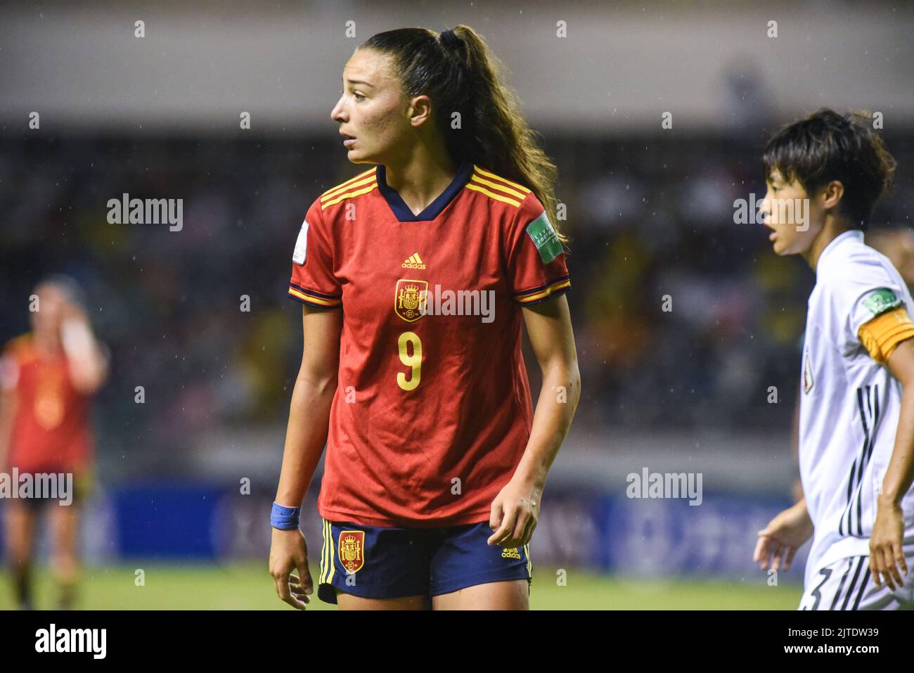 SAN JOSE, Costa Rica: Spain striker Inma GABARRO (9) in action during ...