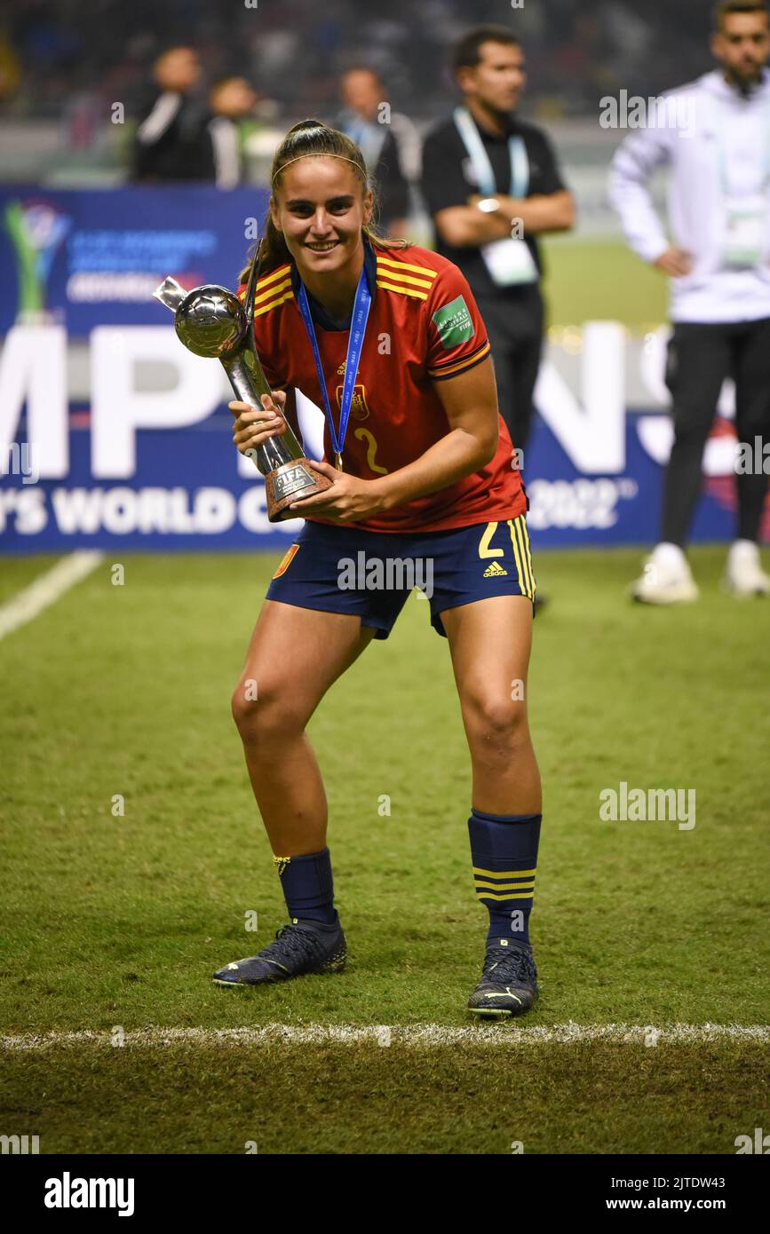 SAN JOSE, Costa Rica: Spain player Carmen ALVAREZ (2) poses with the ...