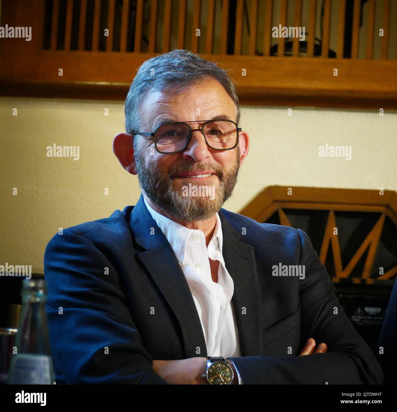 Berlin, Germany. 29th Aug, 2022. Actor Dominique Horwitz photographed ...