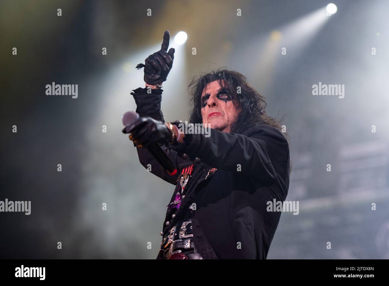 June 24, 2022: Alice Cooper performs at the Hellfest Open Air festival ...
