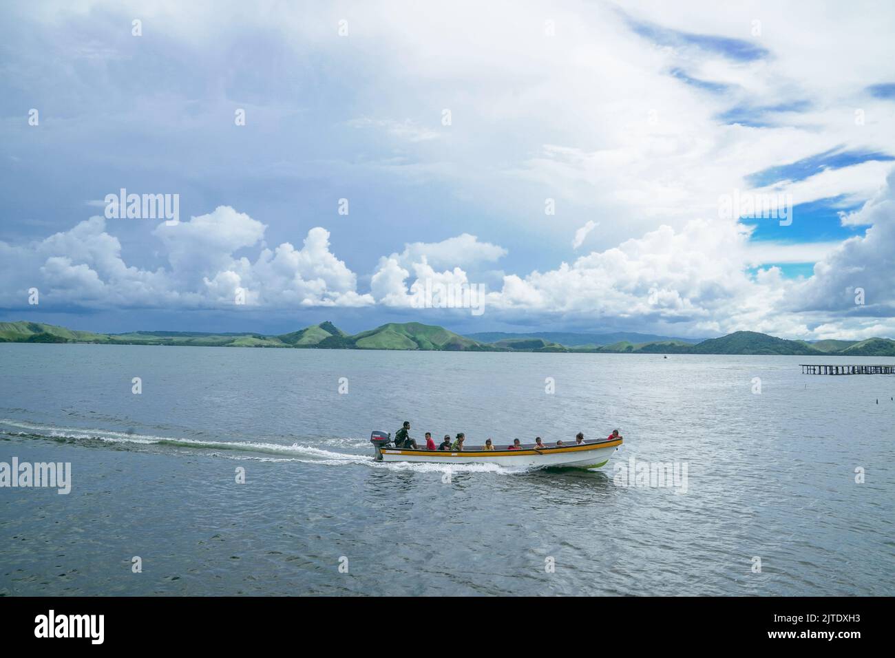 Jayapura, Papua, Indonesia, October 5, 2021: Papuans use traditional ...