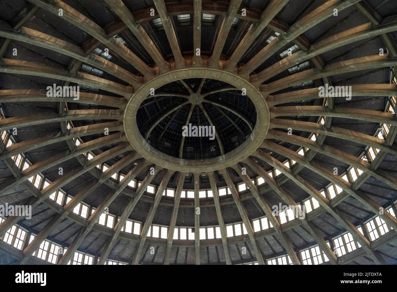 reinforced concrete house, interior view Stock Photo - Alamy