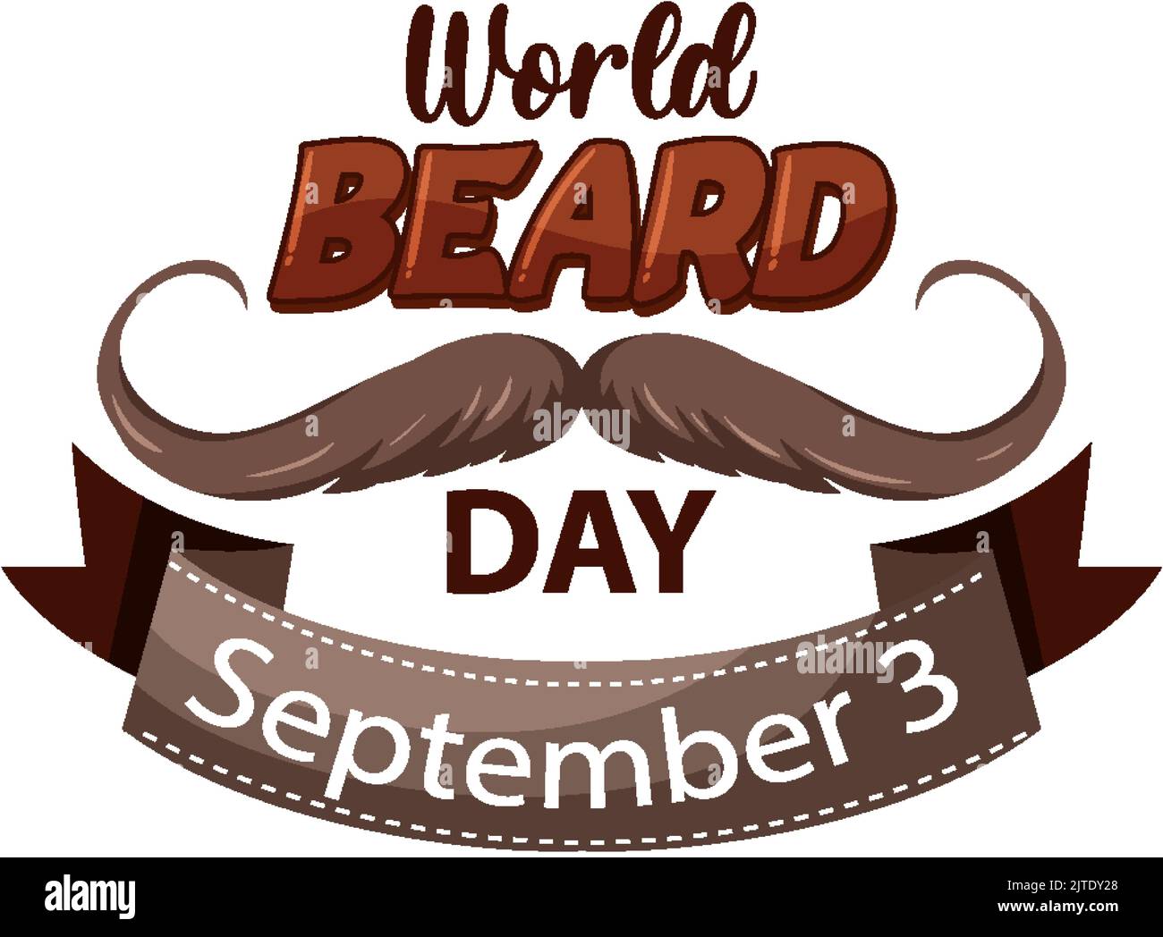 World Beard Day September 3 illustration Stock Vector Image & Art - Alamy