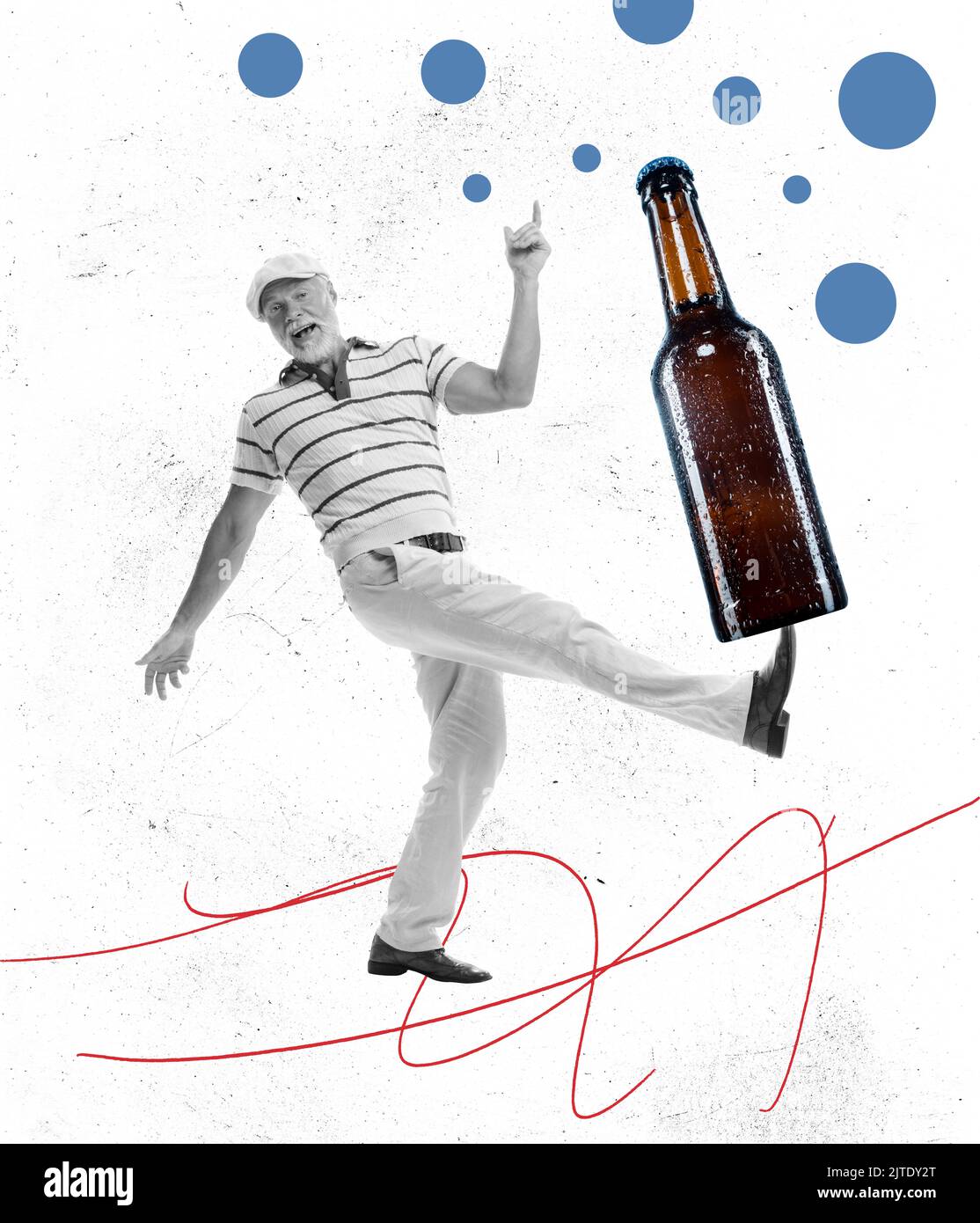 Poster trend collage happy Cut Out Stock Images & Pictures - Alamy