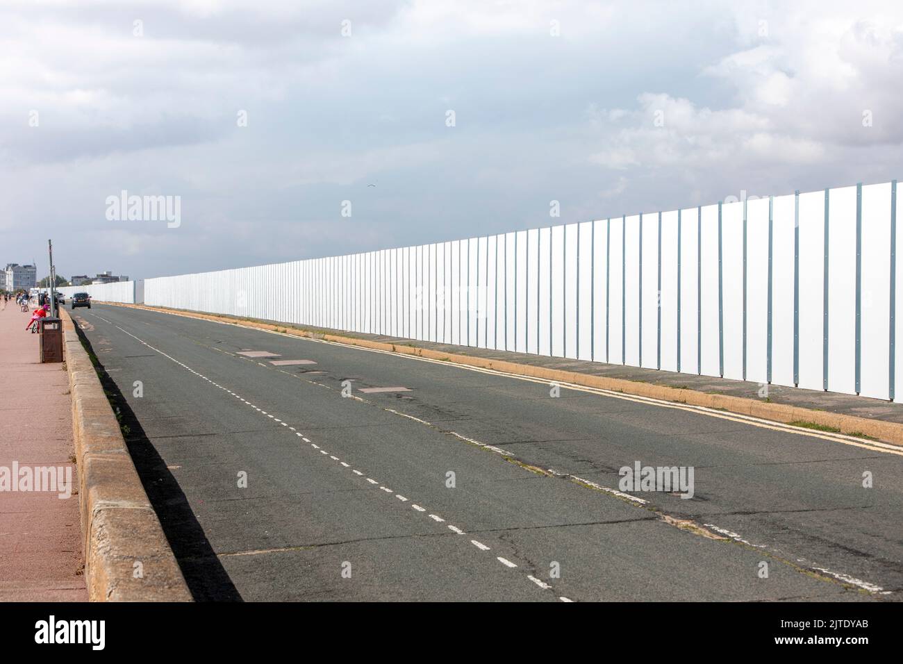 The controversial development on Princes Parade, Hythe, Kent Stock ...