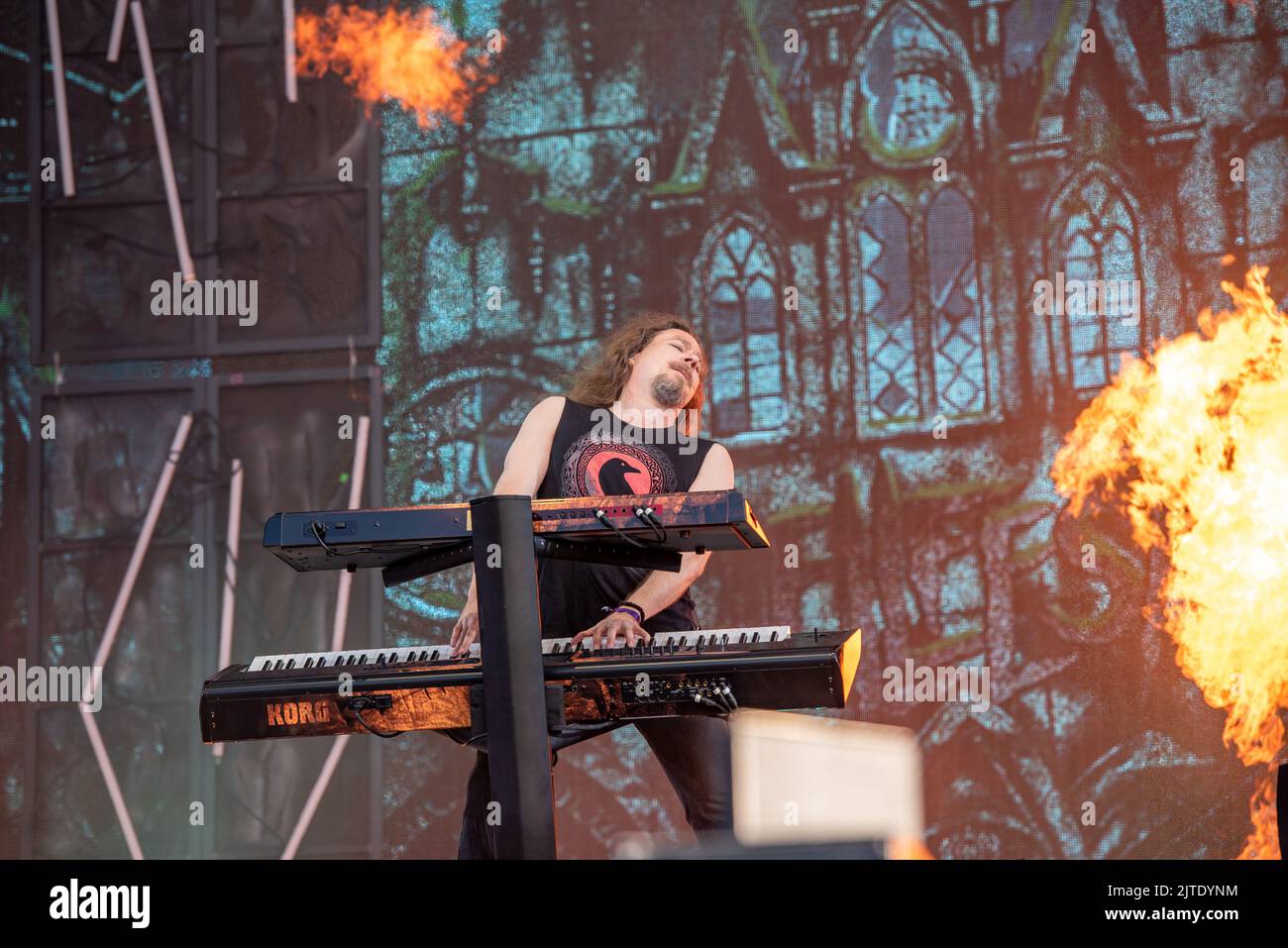 June 25, 2022: Nightwish perform at the Hellfest Open Air festival ...