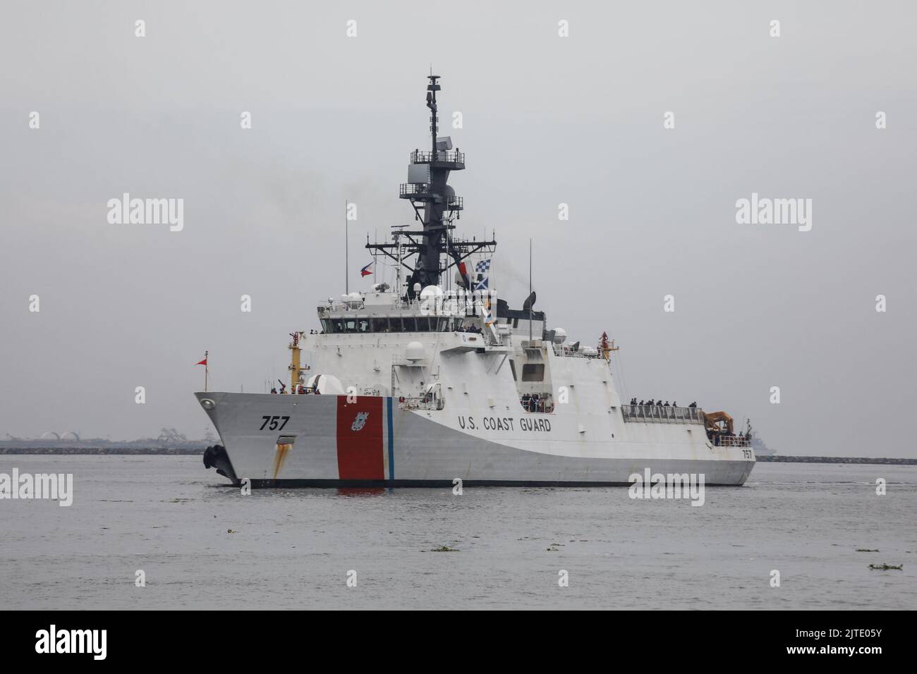Manila, Philippines. 30th Aug, 2022. US Coast Guard cutter Midgett ...