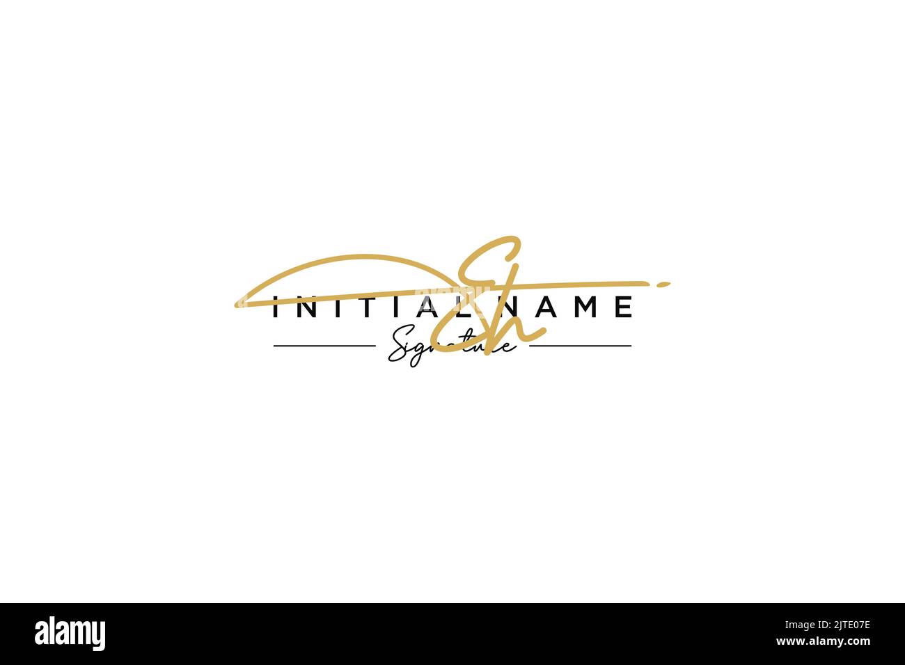 Eh signature hi-res stock photography and images - Alamy