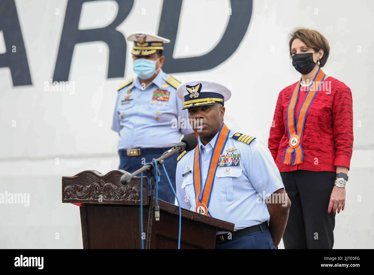 Philippines coast guards hi-res stock photography and images - Alamy