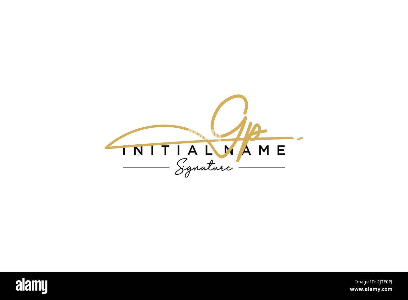 Gp signature Stock Vector Images - Alamy