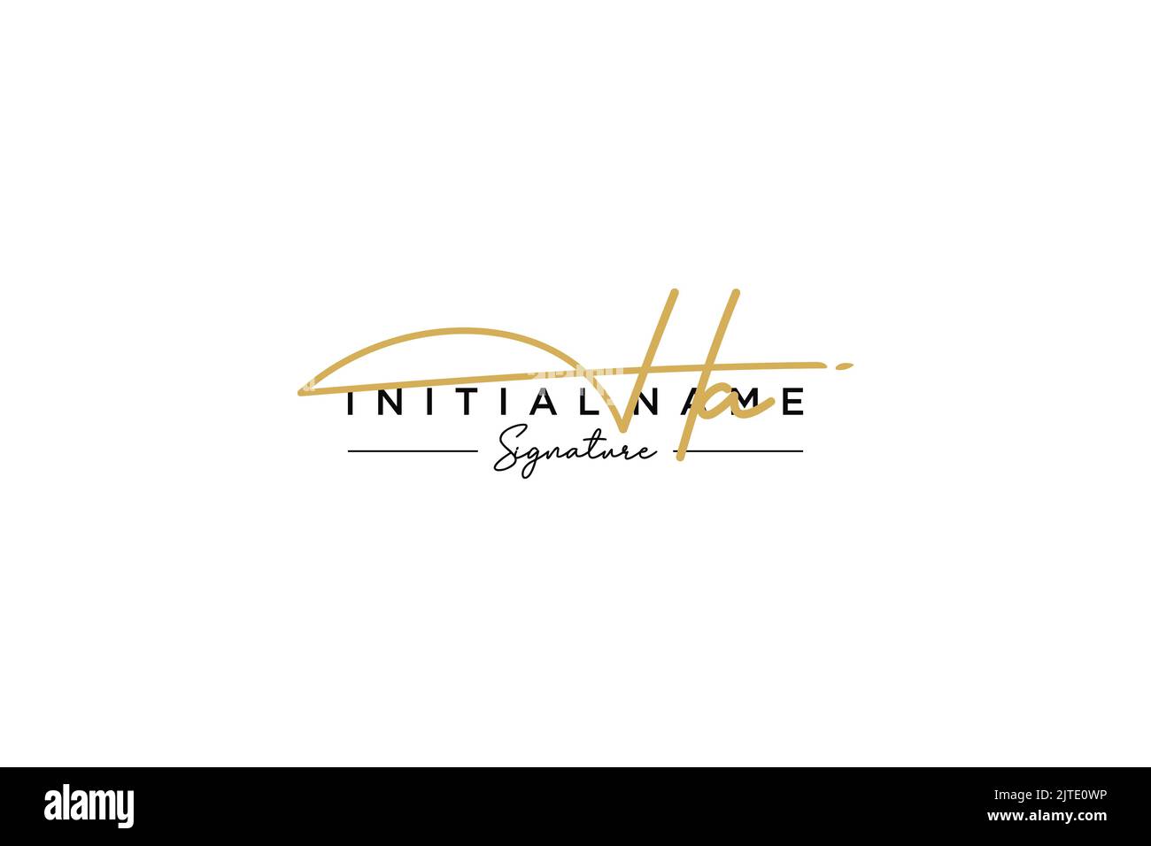 Ha signature hi-res stock photography and images - Alamy