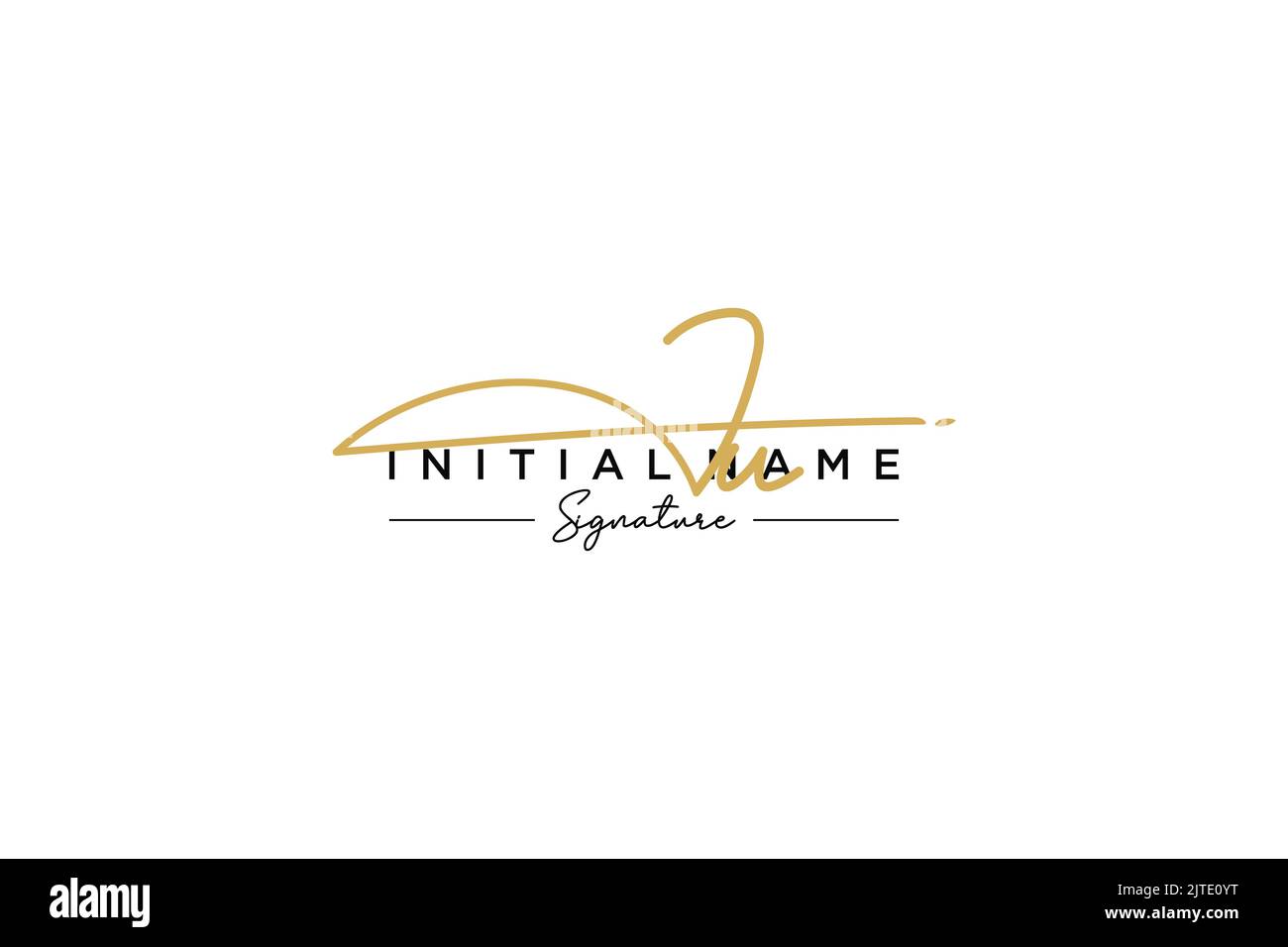 Ju signature Stock Vector Images - Alamy