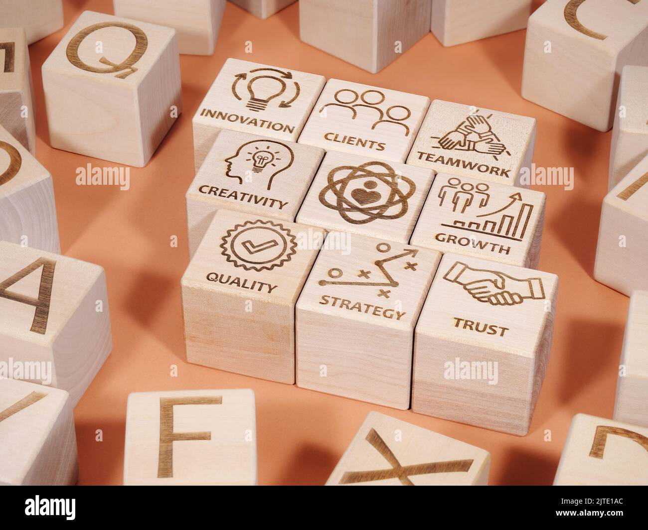 Teamwork core value hi-res stock photography and images - Alamy