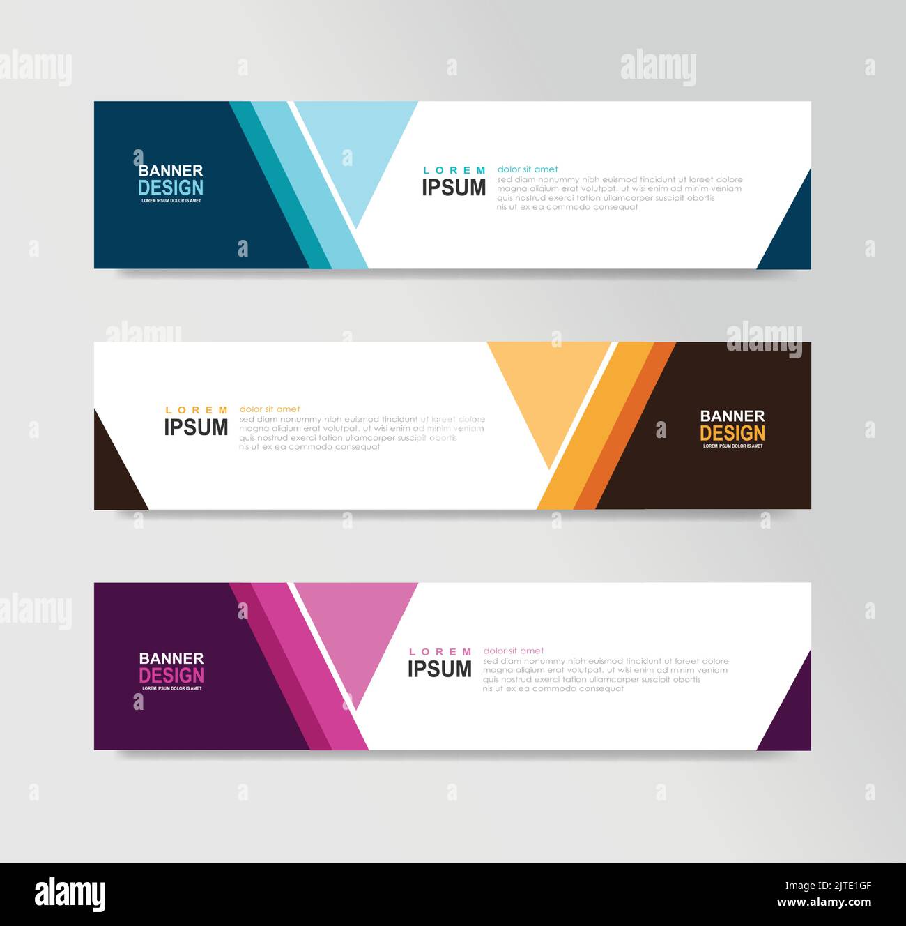 A set of templates of a web banner, ads, flyers, invitation cards with ...