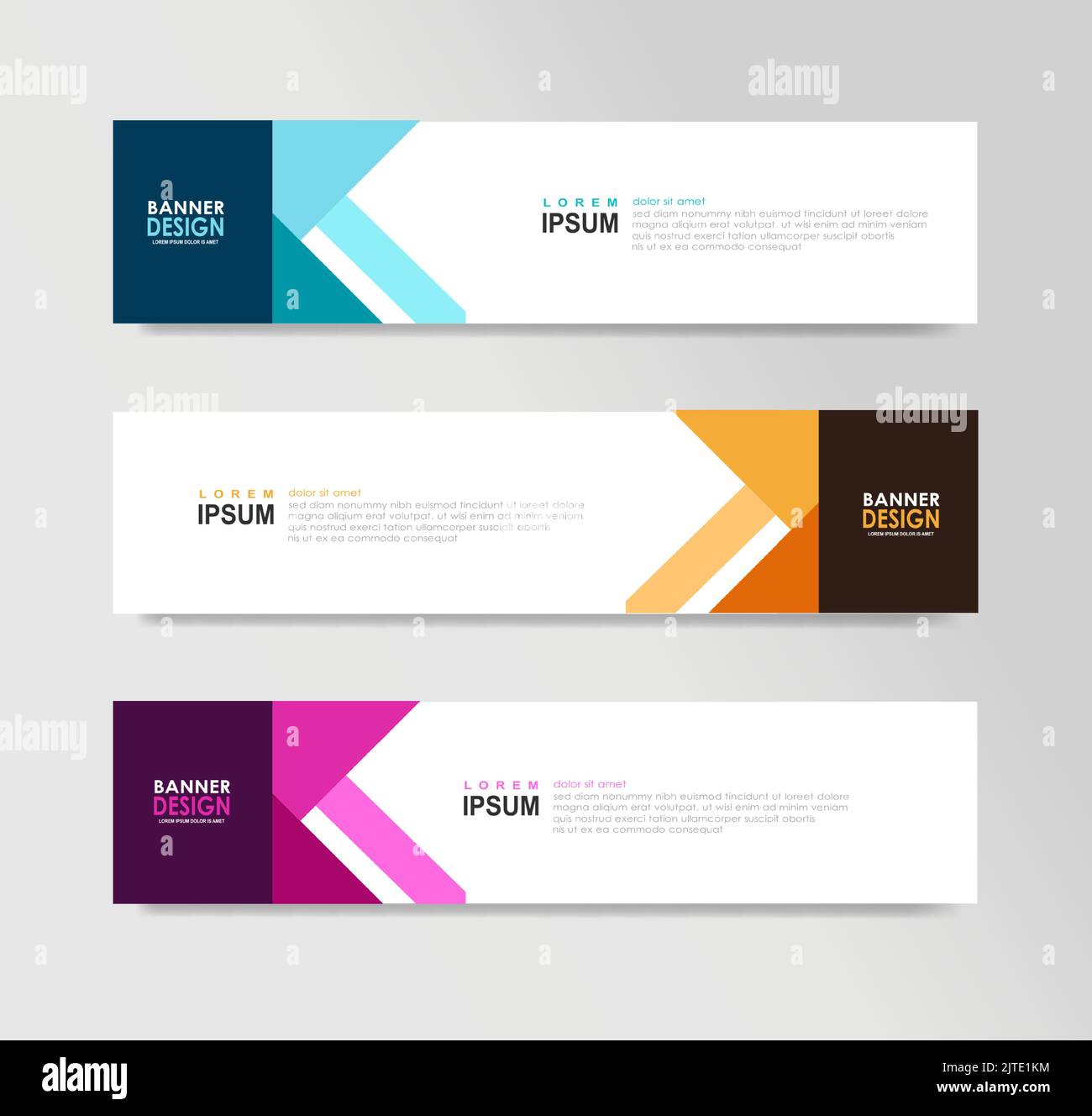 A set of templates of a web banner, ads, flyers, invitation cards with ...