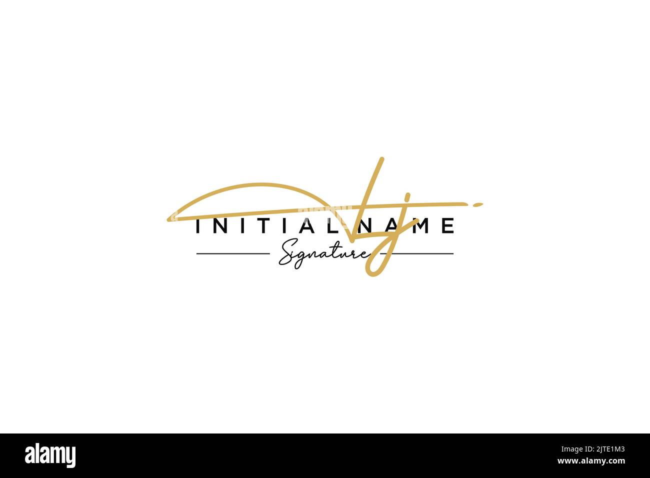 Lj signature Stock Vector Images - Alamy