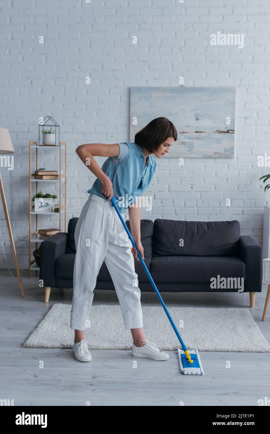 Woman carpet wash hi-res stock photography and images - Alamy