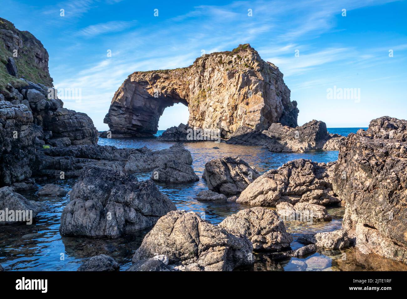 The Great Pollet Sea Arch, Fanad Peninsula, County Donegal, Ireland Stock Photo - Alamy
