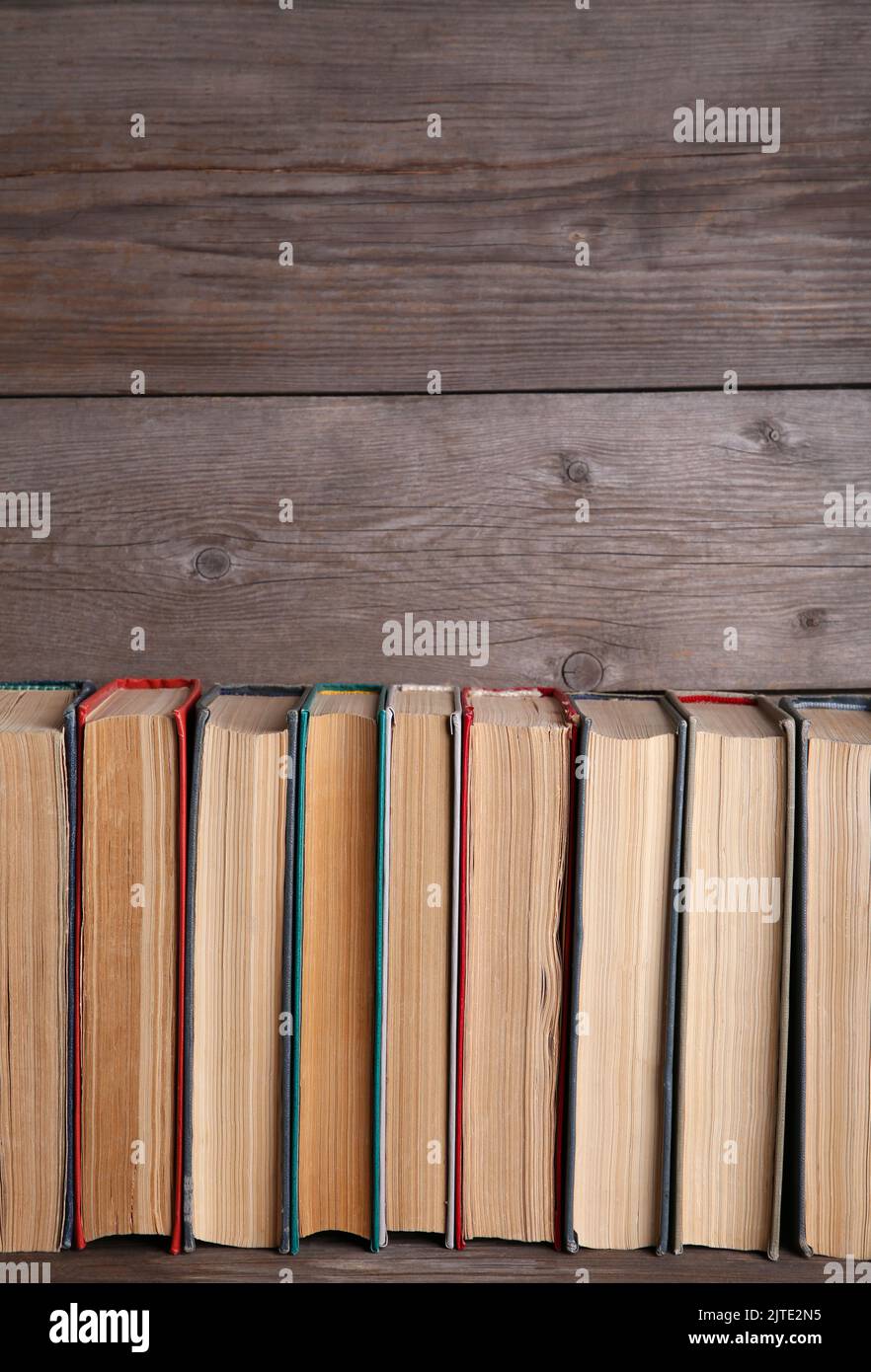 Vintage red books blank page hi-res stock photography and images - Alamy