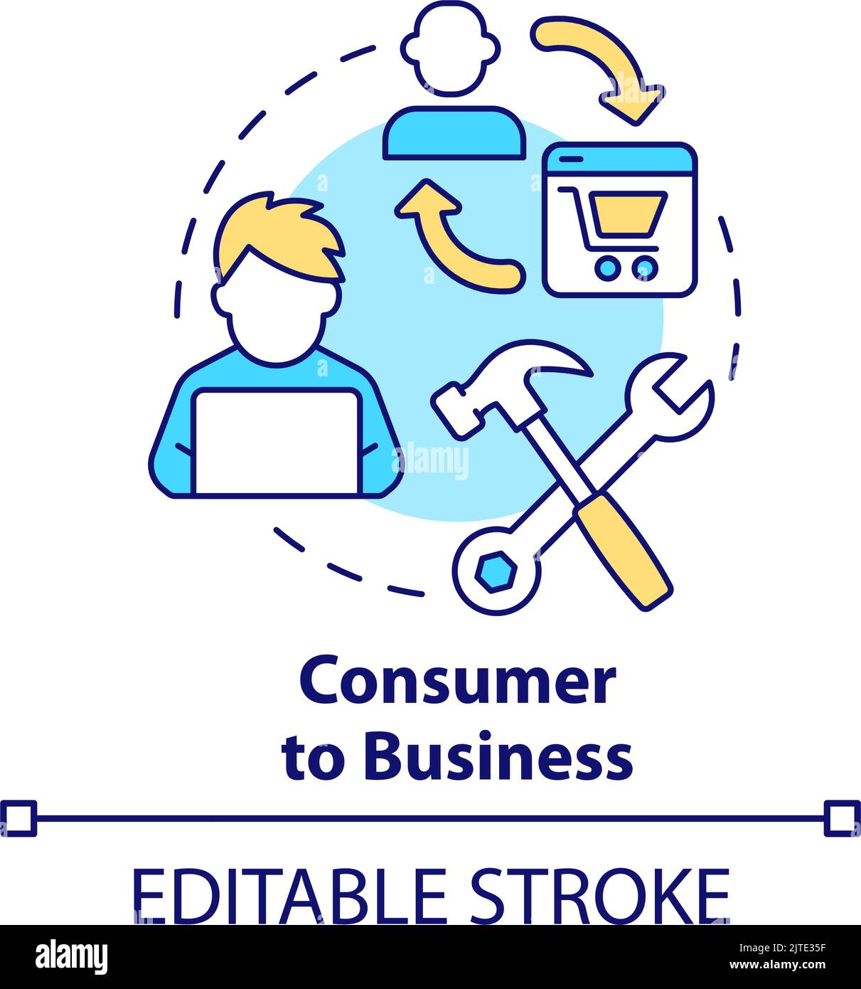 C2b Stock Vector Images - Alamy