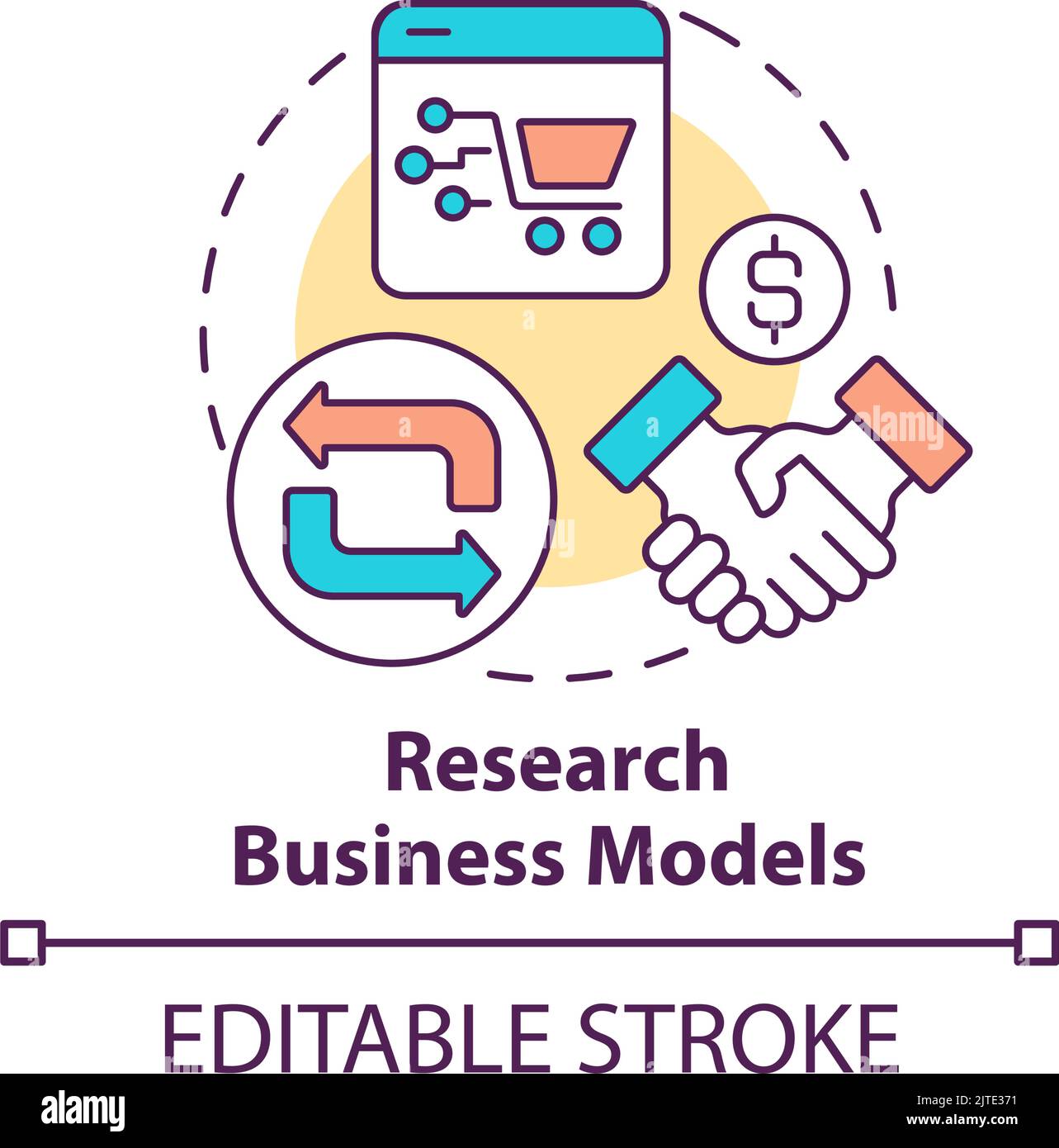 Research business models concept icon Stock Vector Image & Art - Alamy