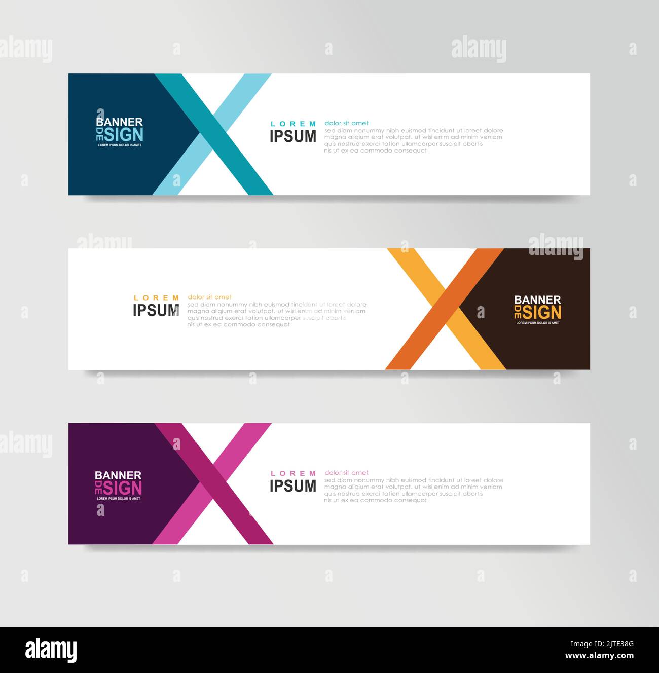 A horizontal web banner template for website header, and flyer ... A horizontal web banner template for website header, and flyer ...