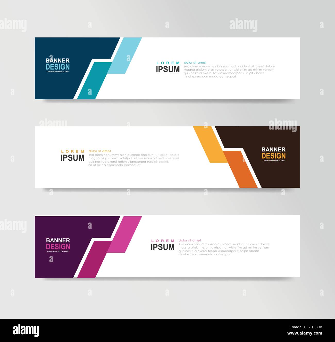 A horizontal web banner template for website header, and flyer ...