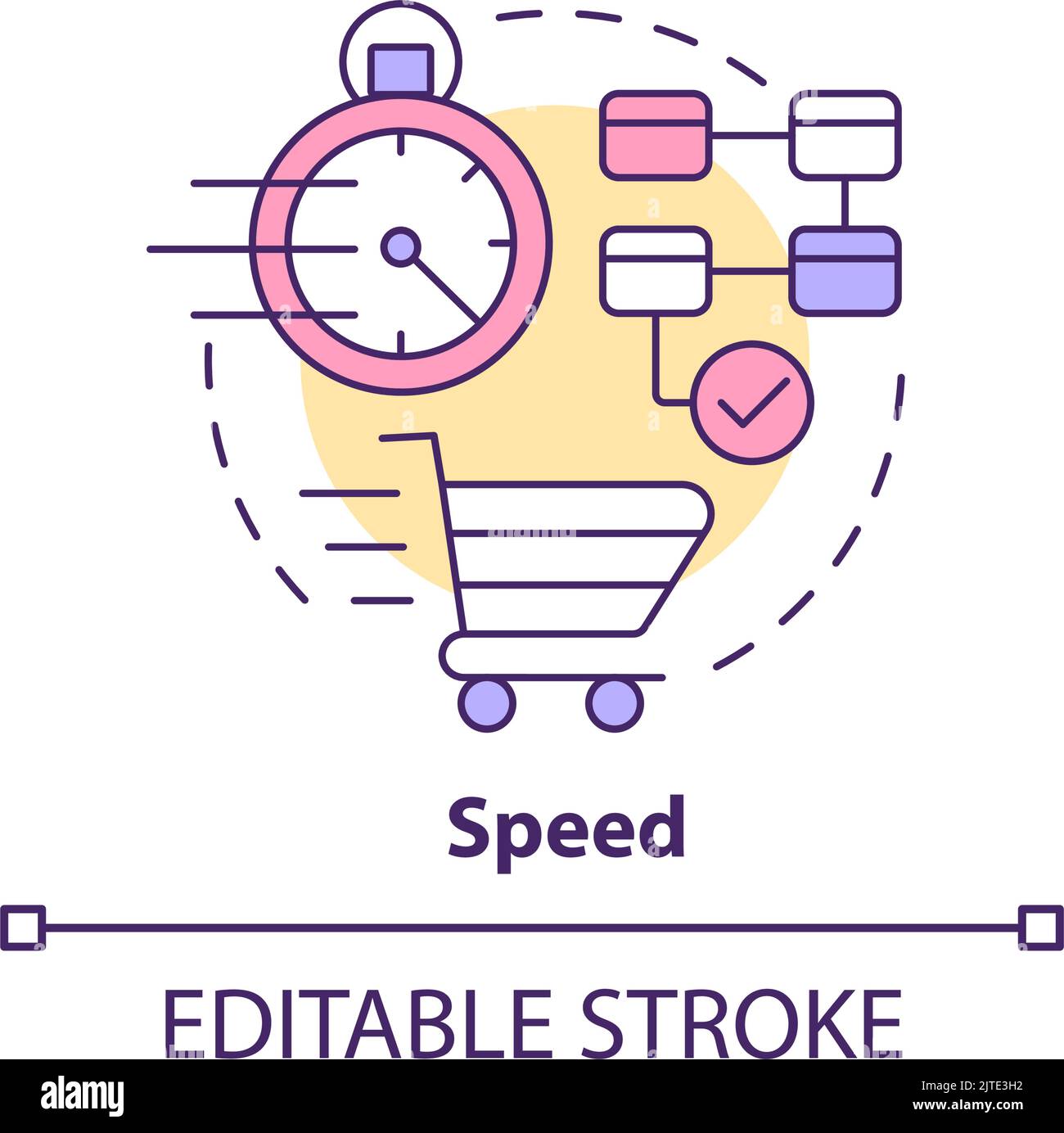 Speed concept icon Stock Vector Image & Art - Alamy